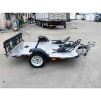 China Custom Hydraulic Motorcycle Trailer with 700KG Load Capacity and Double Hydraulic System for Heavy Motorcycle Transport for sale