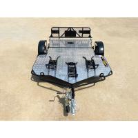 China Custom Hydraulic Motorcycle Trailer with 700KG Load Capacity and Double Hydraulic System for Heavy Motorcycle Transport for sale