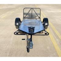 China Galvanized Single Motorcycle Trailer with [X] Ton Capacity - Hydraulic Lift & Corrosion Resistant Steel Frame for sale