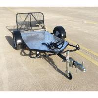 China Galvanized Single Motorcycle Trailer with [X] Ton Capacity - Hydraulic Lift & Corrosion Resistant Steel Frame for sale