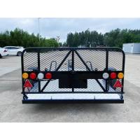 China Custom Double Motorcycle Trailer with Hydraulic Lift System and [X] Ton Load Capacity - Corrosion Resistant Steel Construction for sale