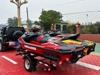 China 750kg Load Capacity Double Jet Ski Trailer 15.7x8.4FT for Bombardier Yamaha Motorboats for sale