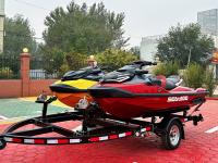 China 750kg Load Capacity Double Jet Ski Trailer 15.7x8.4FT for Bombardier Yamaha Motorboats for sale