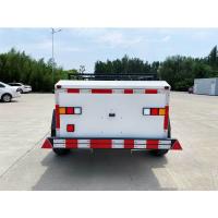 China White Outdoor Camping Trailer with 2 Insulated Storage Compartments for Tools and Camping Equipment for sale