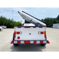 China White Outdoor Camping Trailer with 2 Insulated Storage Compartments for Tools and Camping Equipment for sale