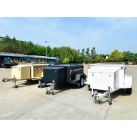 China Black Single Axle Camping Trailer with 2 Insulated Storage Compartments for Outdoor Equipment for sale