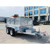 China 10x5 Double Box Type Self-Unloading Hydraulic Agricultural Trailer with 1880kg Load Capacity and 3000mm Internal Length for sale