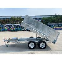 China 10x5 Double Box Type Self-Unloading Hydraulic Agricultural Trailer with 1880kg Load Capacity and 3000mm Internal Length for sale