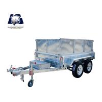 China 8x5 Double Axis Hydraulic Tipper Trailer with 3000kg ATM Capacity and Hot-Dip Galvanized Construction for sale