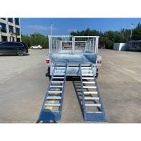 China 10x6 Hydraulic Tipper Trailer 4000kg ATM with Hot-Dip Galvanized Construction and Electric Brakes for sale