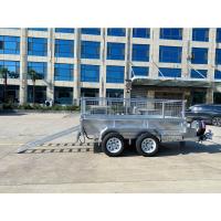 China 10x6 Hydraulic Tipper Trailer 4000kg ATM with Hot-Dip Galvanized Construction and Electric Brakes for sale