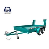 China Modular Double Axle Box Trailer - Mid Axle Utility Cargo Trailer with Alloy Steel Frame and Anti-Rust Coating for sale