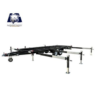 China 20FT Customizable Tiny Home Trailer with 4500 kg ATM Capacity and 1230 kg Tare Weight for sale