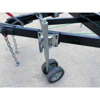 China 20FT Double Axis Tiny House Trailer 4500kg ATM Capacity with 55mm Solid Axle and Electric Brakes for sale