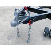 China 20FT Double Axis Tiny House Trailer 4500kg ATM Capacity with 55mm Solid Axle and Electric Brakes for sale