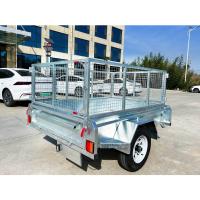 China 8x5 Hot Dip Galvanised Tilt Box Trailer 750kg ATM Single Axle with 165/70R13C Tires for sale