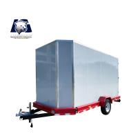 China Steel Box Trailer 4980x2520mm with Electronic Brakes - 215 Tire Size, 50mm Ball Head Connector for sale