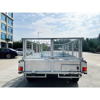 China 10x5 Hydraulic Tipper Galvanised Box Trailer 3200kg ATM with 1920kg Load Capacity and 45° Tipping Angle for sale