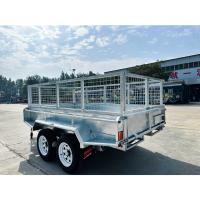 China 10x5 Hydraulic Tipper Galvanised Box Trailer 3200kg ATM with 1920kg Load Capacity and 45° Tipping Angle for sale
