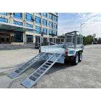 China 10x5 Hydraulic Tipper Galvanised Box Trailer 3200kg ATM with 1920kg Load Capacity and 45° Tipping Angle for sale