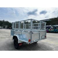 China Single Axis 8x5 Hydraulic Tipper Trailer with 2000kg ATM Capacity and Hot-Dip Galvanized Construction for sale