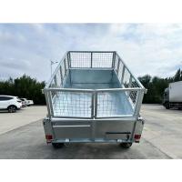 China Single Axis 8x5 Hydraulic Tipper Trailer with 2000kg ATM Capacity and Hot-Dip Galvanized Construction for sale