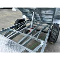 China Single Axis 8x5 Hydraulic Tipper Trailer with 2000kg ATM Capacity and Hot-Dip Galvanized Construction for sale