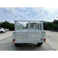 China Single Axis 8x5 Hydraulic Tipper Trailer with 2000kg ATM Capacity and Hot-Dip Galvanized Construction for sale
