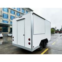 China Double Axis Food Mobile Trailer 5310×2220×2700mm with 2000kg Capacity - White Concession Trailer for sale