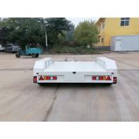 China White Flat Top Trailers 680kg Self Weight Flatbed Equipment Trailer - 3230x2470x815mm Dimensions, 185R15LT Tires for sale