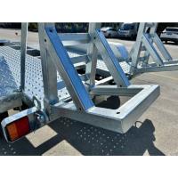 China 1-3 Ton Mini Excavator Trailer with 3000kg ATM Capacity and Hot-Dip Galvanized Construction for Construction Equipment Transport for sale