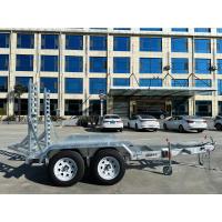 China 1-3 Ton Mini Excavator Trailer with 3000kg ATM Capacity and Hot-Dip Galvanized Construction for Construction Equipment Transport for sale