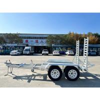 China 1-3 Ton Mini Excavator Trailer with 3000kg ATM Capacity and Hot-Dip Galvanized Construction for Construction Equipment Transport for sale
