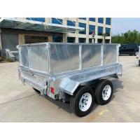 China 8x5 Double Axis Hydraulic Tipper Trailer with 3000kg ATM Capacity and Hot-Dip Galvanized Construction for sale