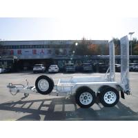 China 1-3.5 Ton Mini Excavator Trailer with 2250kg Load Capacity & 4600mm Length - Hot-Dip Galvanized Construction for sale