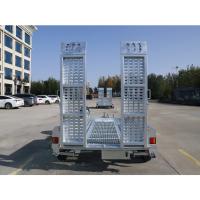 China 1-3.5 Ton Mini Excavator Trailer with 2250kg Load Capacity & 4600mm Length - Hot-Dip Galvanized Construction for sale