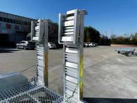 China Full Welded Scissors Lift Excavator Trailer Silver Heavy Duty Engineering Trailer ATM 3500kg for sale