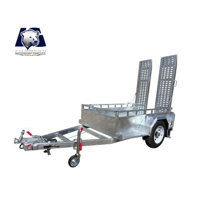 China Full Welded Single Axis Scissor Type Lifting Trailer for sale