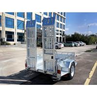 China Full Welded Single Axis Scissor Type Lifting Trailer for sale