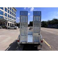 China Full Welded Single Axis Scissor Type Lifting Trailer for sale