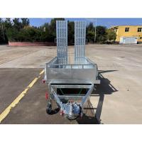 China Full Welded Single Axis Scissor Type Lifting Trailer for sale