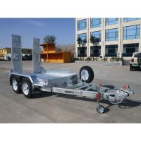China Full Welded Single Axis Scissor Type Lifting Trailer for sale