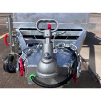 China Full Welded Single Axis Scissor Type Lifting Trailer for sale