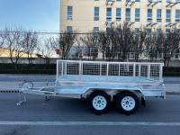 China 10x5 Tandem Axle Box Trailer 2000kg ATM Hot-Dip Galvanised 4720x2050x1480mm for sale