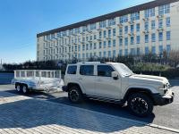 China 10x5 Tandem Axle Box Trailer 2000kg ATM Hot-Dip Galvanised 4720x2050x1480mm for sale