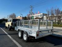 China 10x5 Tandem Axle Box Trailer 2000kg ATM Hot-Dip Galvanised 4720x2050x1480mm for sale