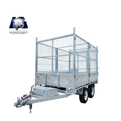 China 10x7 Dual Axle Hot Dip Galvanised Tilt Box Trailer 3500kg ATM Heavy Duty for sale