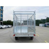 China 10x7 Dual Axle Hot Dip Galvanised Tilt Box Trailer 3500kg ATM Heavy Duty for sale