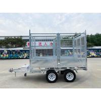 China 10x7 Dual Axle Hot Dip Galvanised Tilt Box Trailer 3500kg ATM Heavy Duty for sale