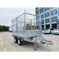 China 10x7 Dual Axle Hot Dip Galvanised Tilt Box Trailer 3500kg ATM Heavy Duty for sale
